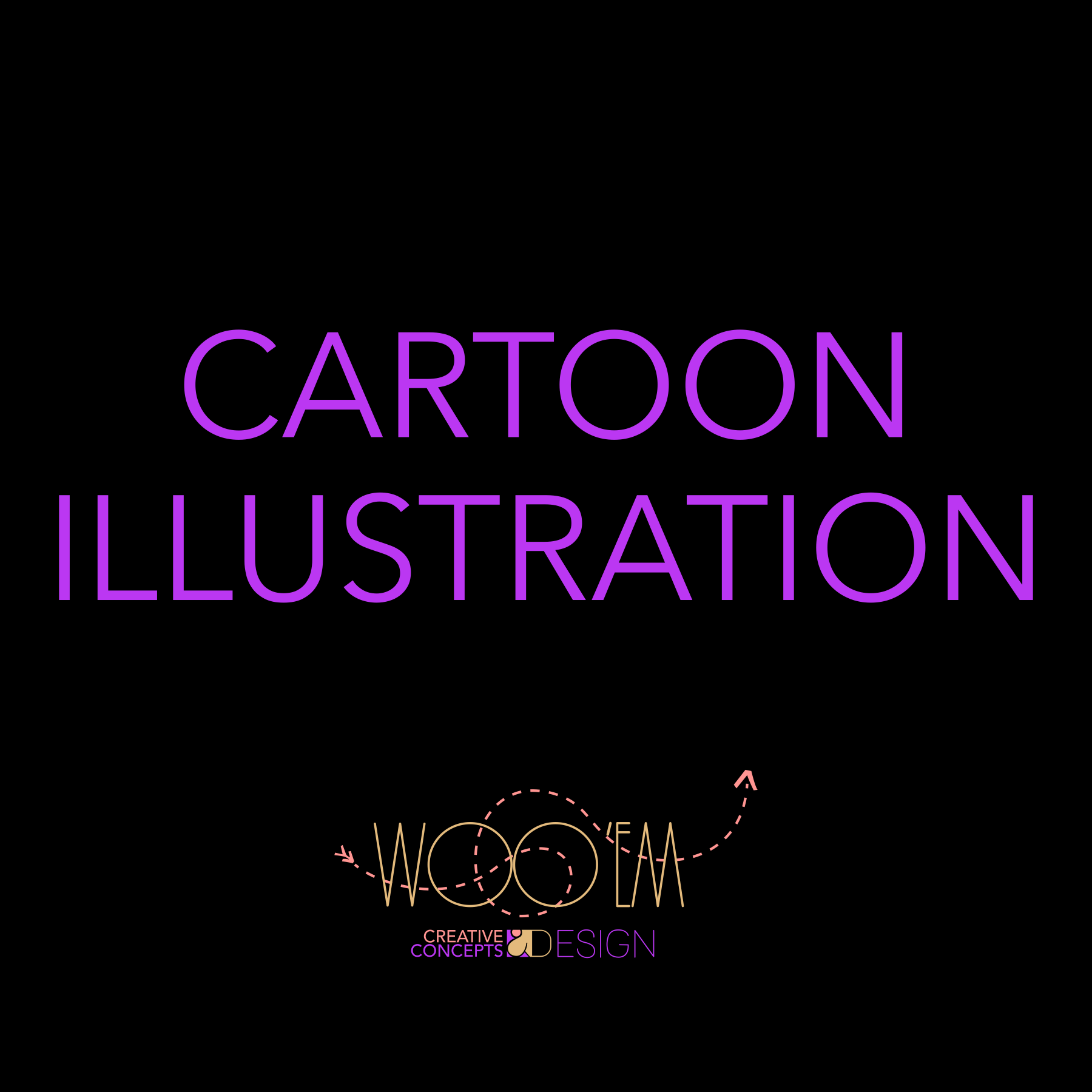 Custom Cartoon Illustration – Woo'em Design